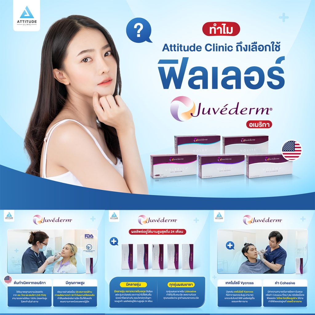 ฟิลเลอร์ Juvederm ยี่ห้อนี้ดีไหม? เหมาะกับการฉีดบริเวณไหนบ้าง? รู้ไว้ไม่เฟลตอนเจอหมอ - ATTITUDE ...